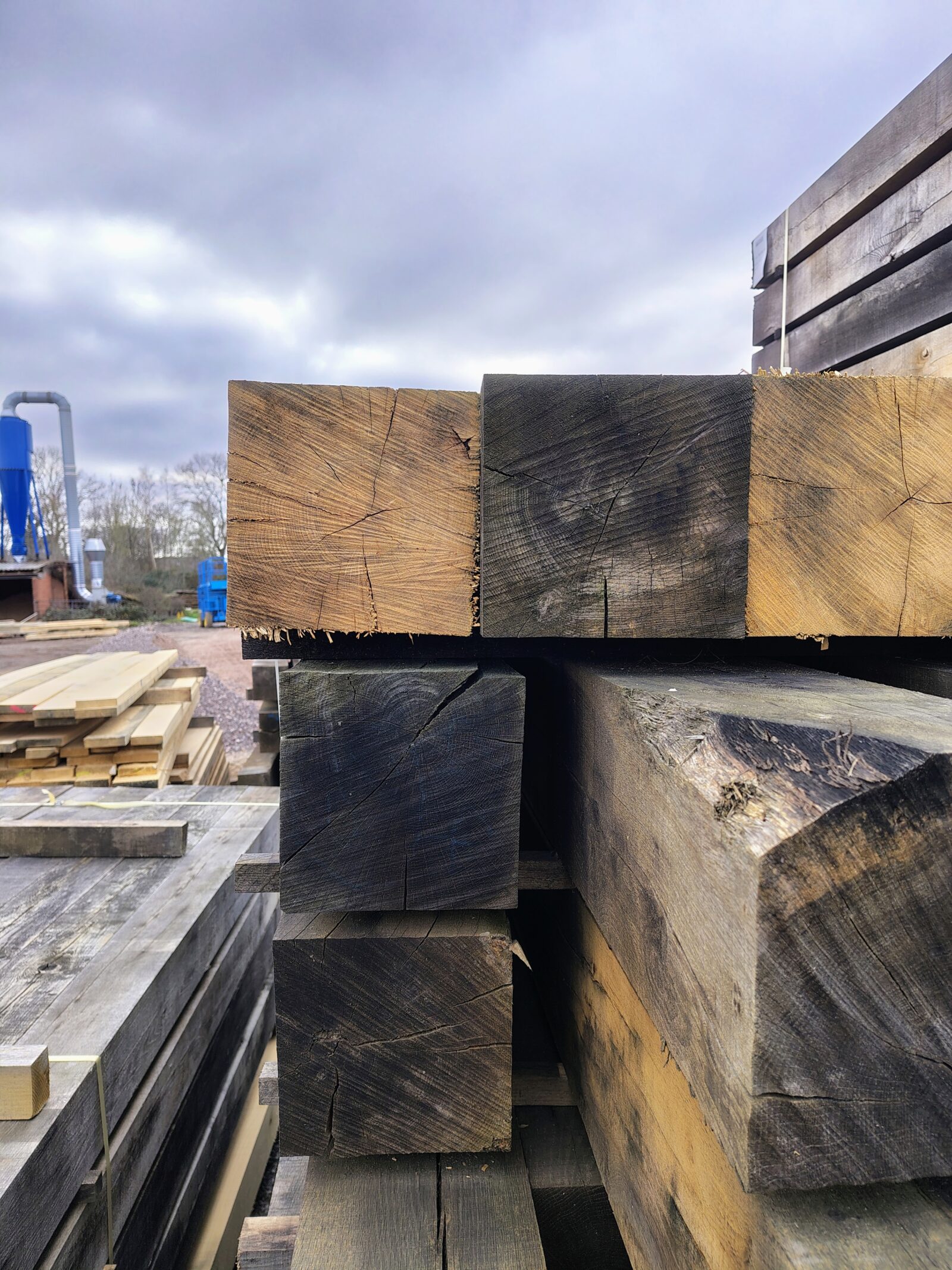 Air Dried Oak Lintel 200x200 | Yandles