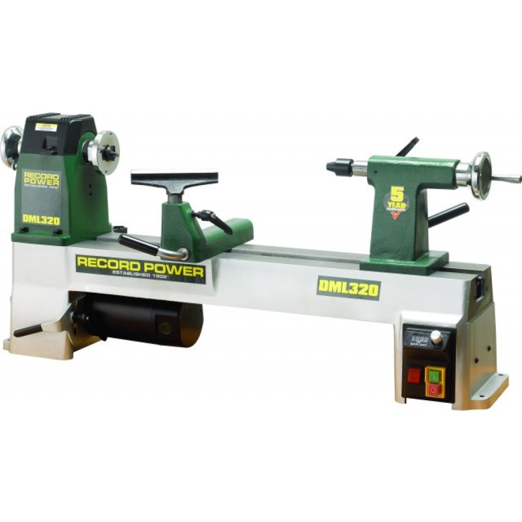 Record Power DML305-M33 Cast Iron 6 Speed Midi Lathe | Yandles