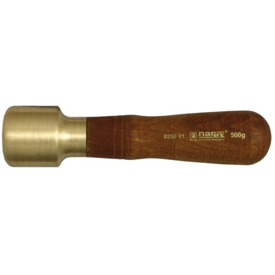 Narex Brass carving mallet 40 x 52 mm | Yandles