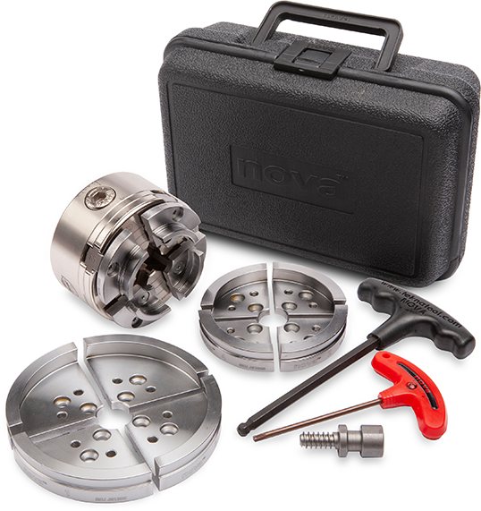 Nova PRO-TEK SuperNOVA2 Woodturning Chuck BUNDLE KIT... | Yandles